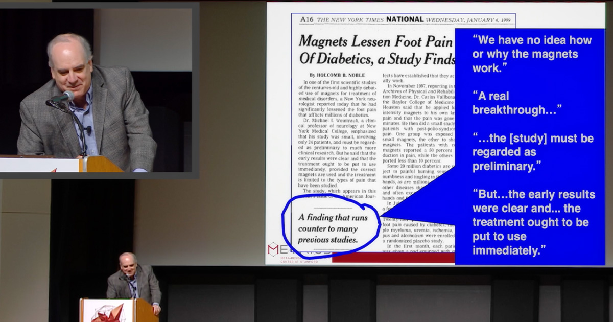 Steven Goodman: Statistical methods as social technologies versus ...